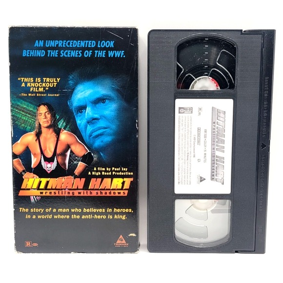 Media | Hitman Hart Wrestling With Shadows Vhs 1999 Wwf Wwe Wcw Bret ...